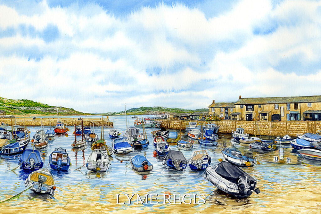 Fridge Magnet, Lyme Regis, Dorset - Kevin Robinson Collection